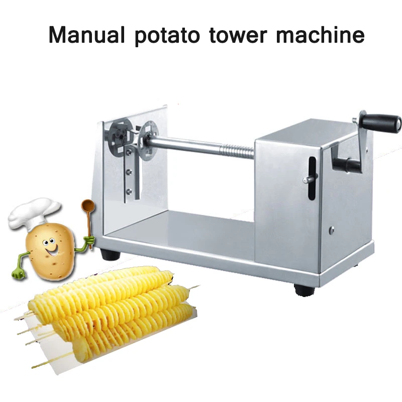 Manual-Potato-Chip-Machine-Semi-Automatic-Hand-Operated-Rotary-Potato ...