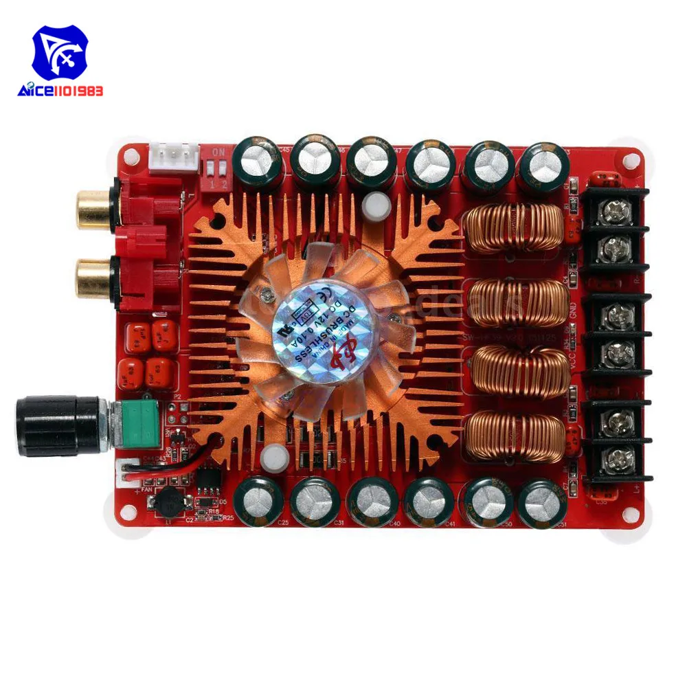 Diymore TDA7498E 2*160 Вт двухканальный АУДИО стерео усилитель модуль ...