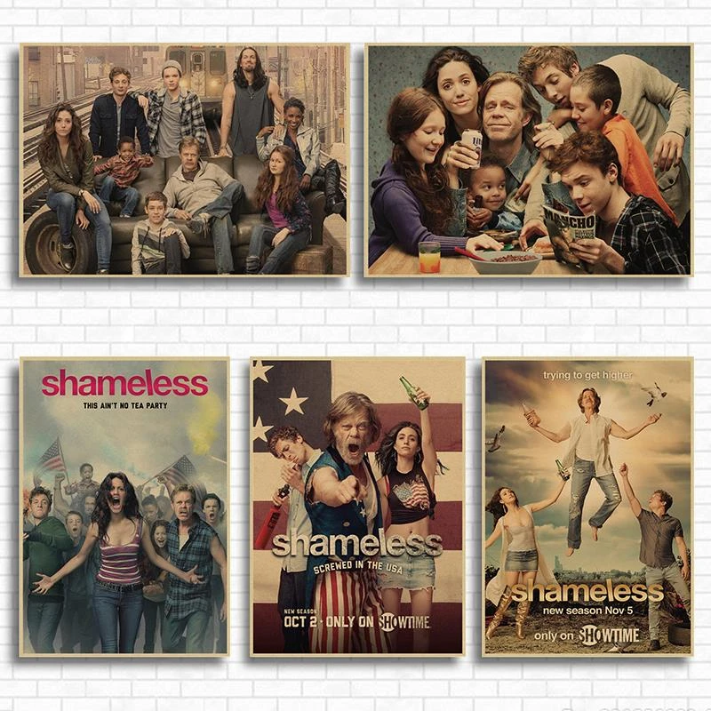 Shameless Tv Series Show Classic Movie Kraft Paper Poster Bar Cafe ...