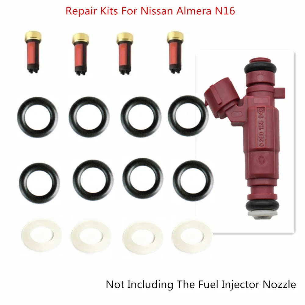 Wholesale-4-Sets-Fuel-Injector-Repair-Kits-For-Nissan-Almera-N16-2005 ...