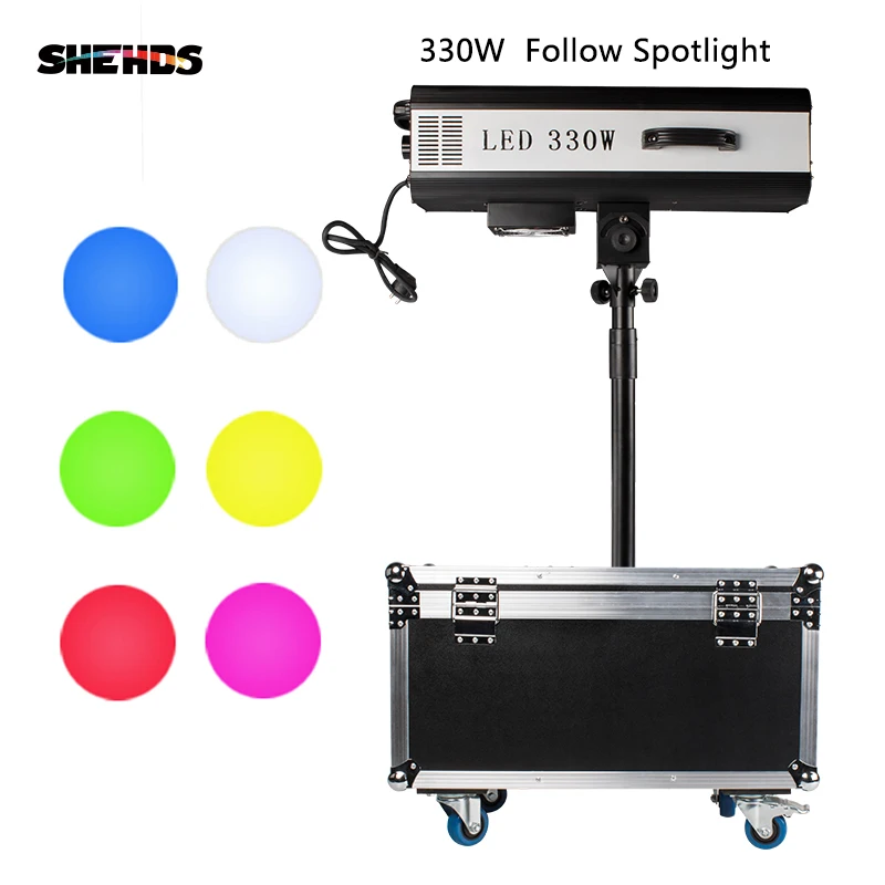 330W-LED-Follow-Spot-Light-With-Flight-Case-Follow-Tracker-DMX512 ...