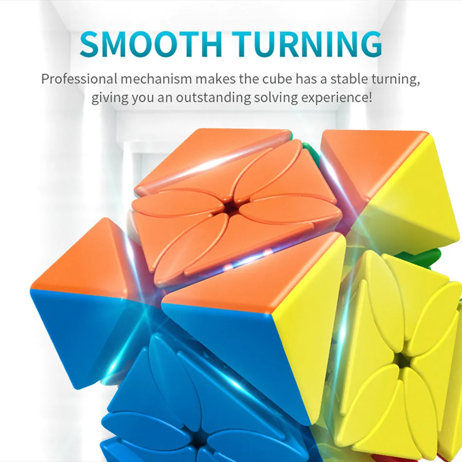 CASSE-TETE,Four Leaf Clover--Cube magique en forme étrange, trèfle à ...