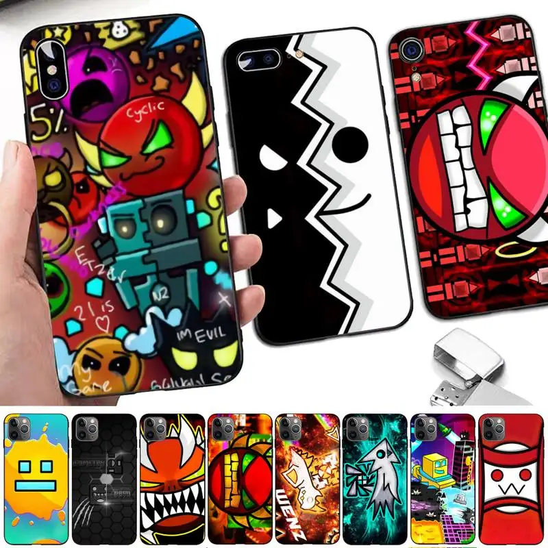 Yinuoda-game-Geometry-Dash-Phone-Case-for-iPhone-11-12-13-mini-pro-XS ...