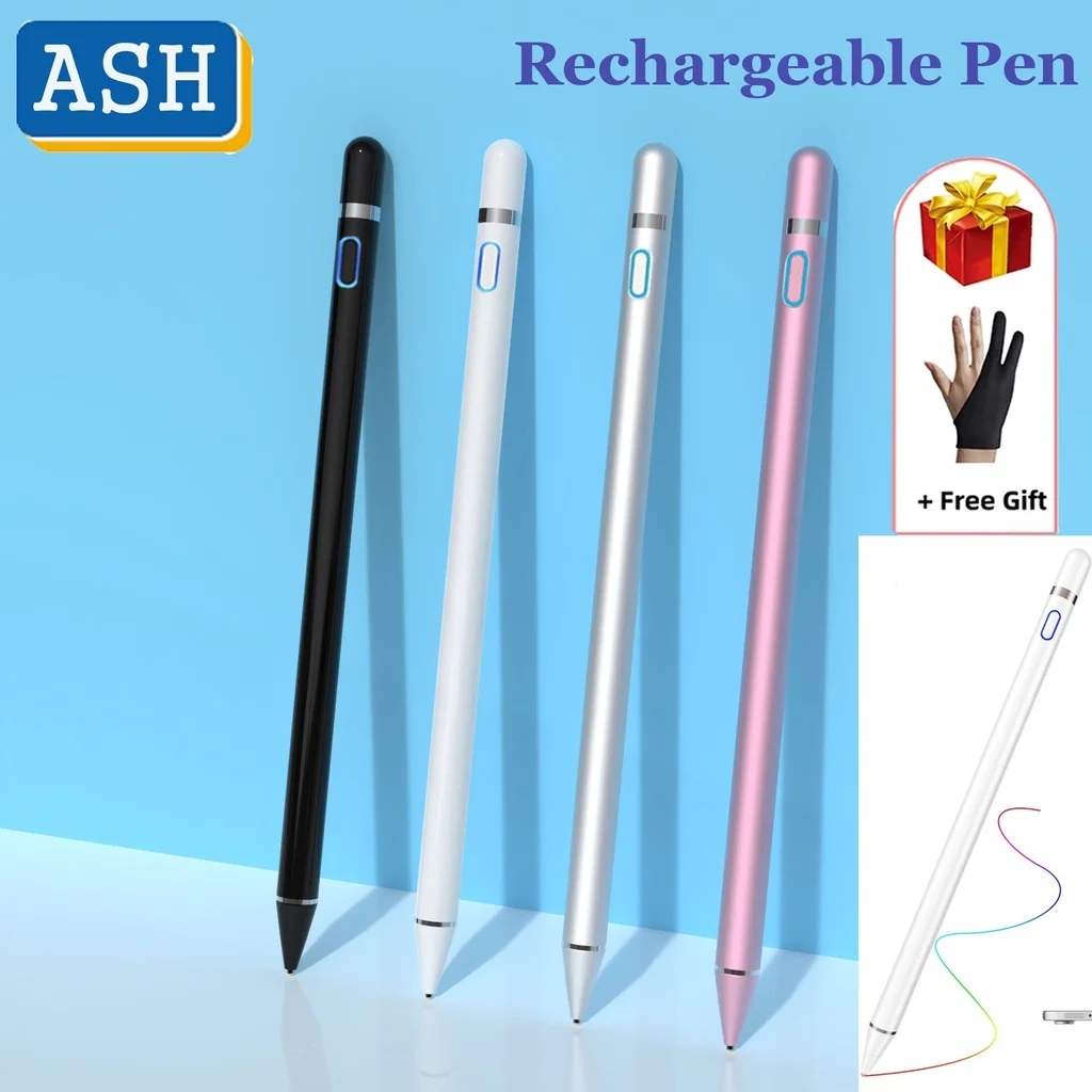 Smart Universal Capacitive Active Stylus Touch Screen Pen Drawing For ...