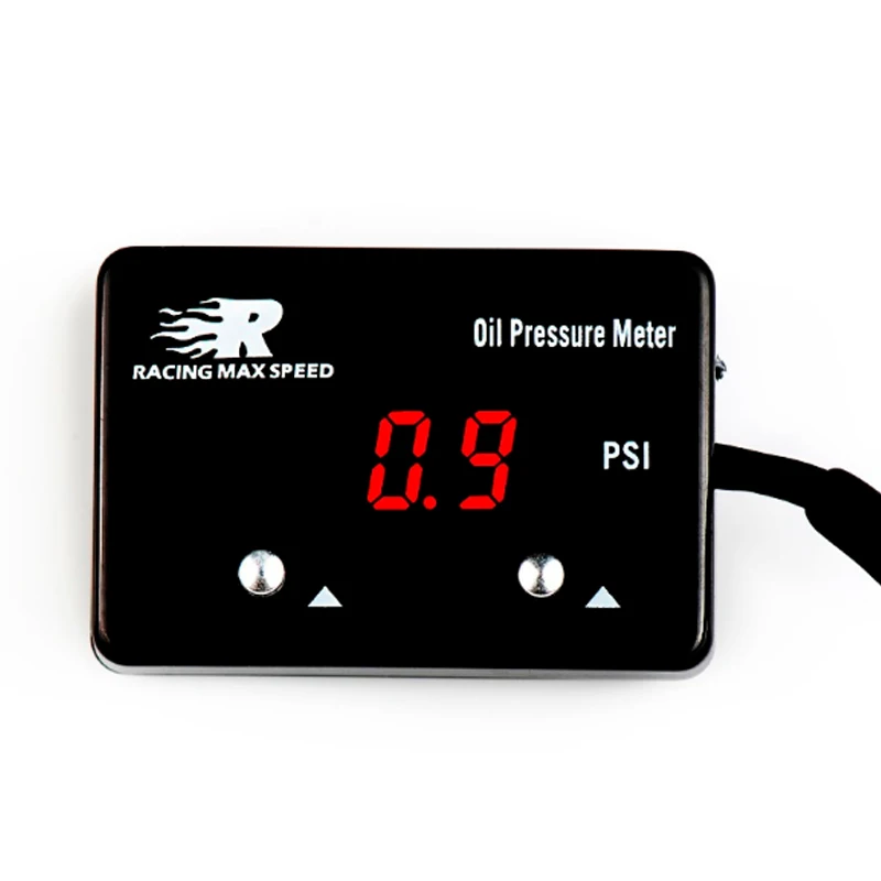 Auto 200psi 1/8 Npt Sensor Digital Oil Pressure Gauge Red Display ...