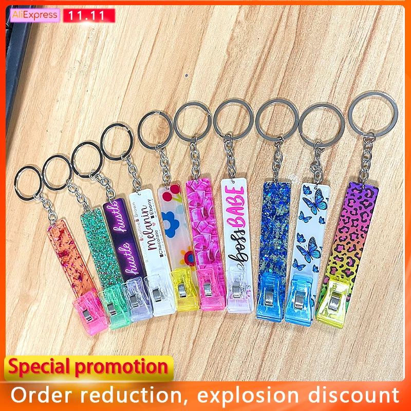Cute Credit Card Puller Acrylic Debit Bank Card Grabber for Long Nail ...