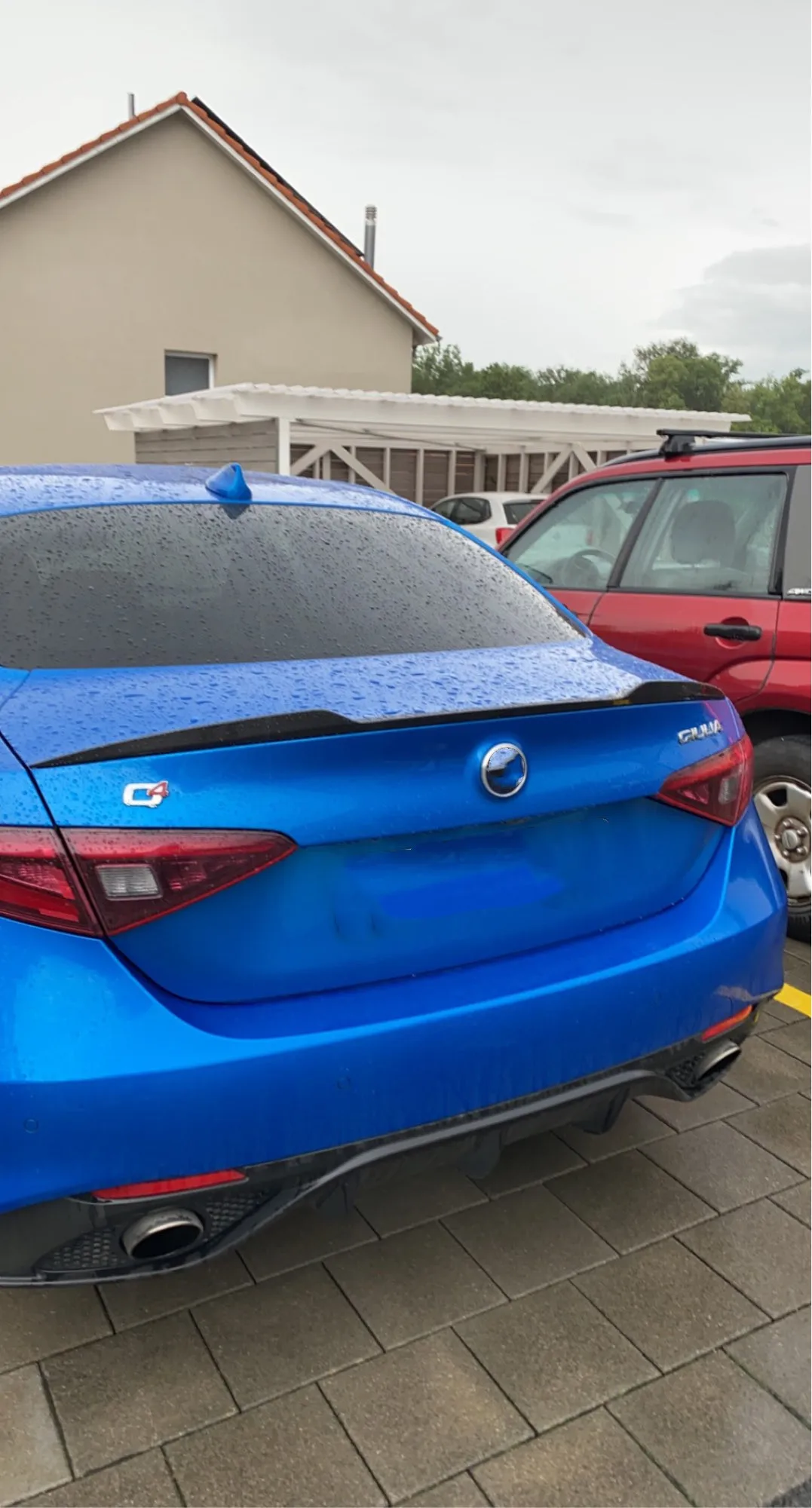 Carbon Fiber Psm Rear Trunk Spoiler For Alfromeo Giulia 2015-2017 Rear ...