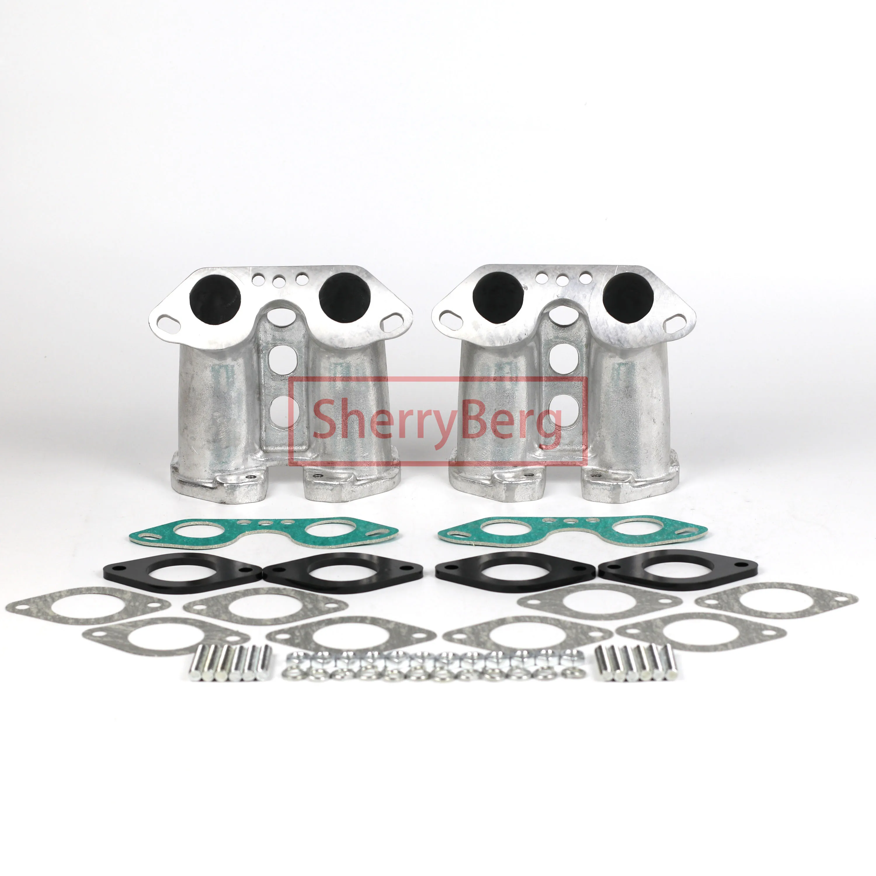 SherryBerg-FAJS-Twin-DUAL-INTAKE-MANIFOLDS-KIT-FOR-PORSCHE-914-WEBER ...