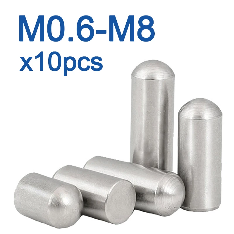 10pcs/lot M0.6 M0.8 M1 M1.2 M1.5 M1.8 M2 M2.3 M2.5 M2.8 M3 M4 M5 M6 M8 ...