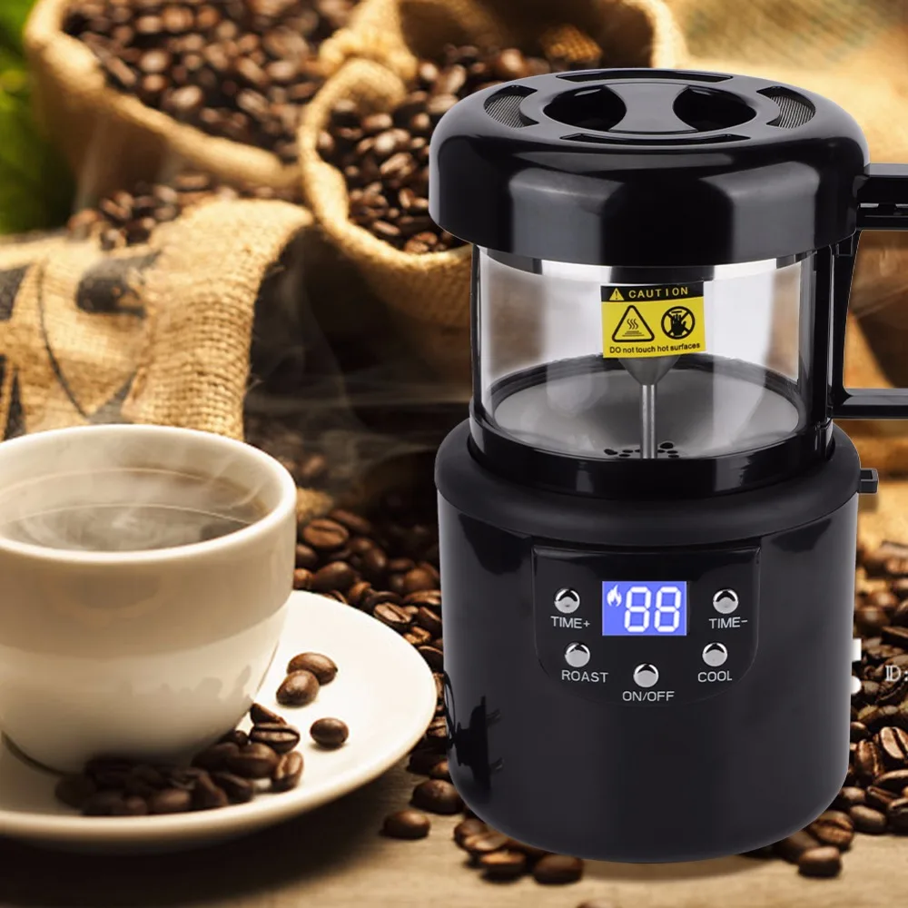 New Home Coffee Roaster Electric Mini No Smoke Coffee Beans Baking ...