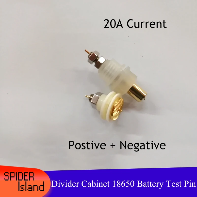 Gold-Plated-20A-Current-18650-Battery-Divider-cabinet-Thimble-Battery ...