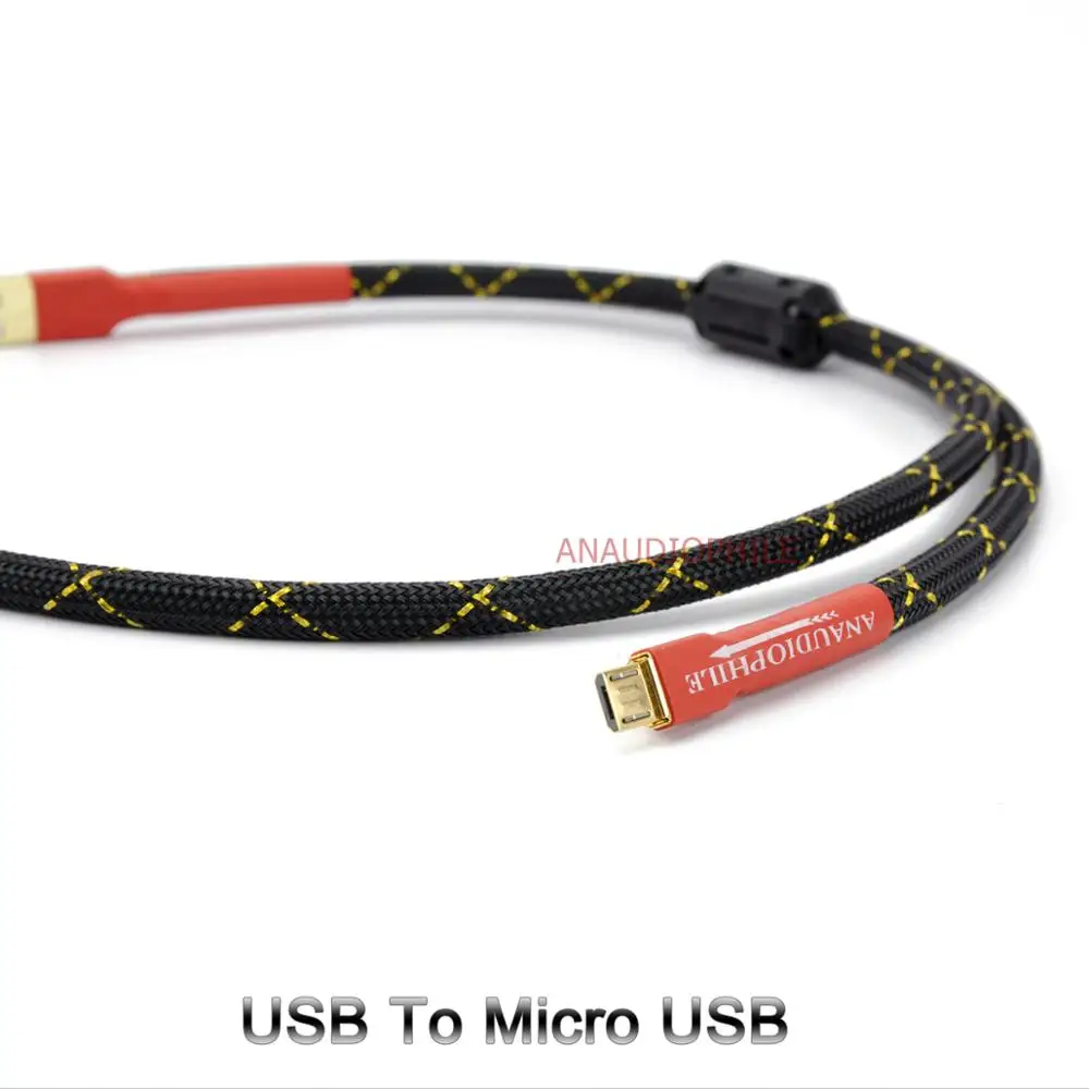 Hifi Micro Usb Cable Usbtype A To Micro Usb Audio Data Cable For Dac ...