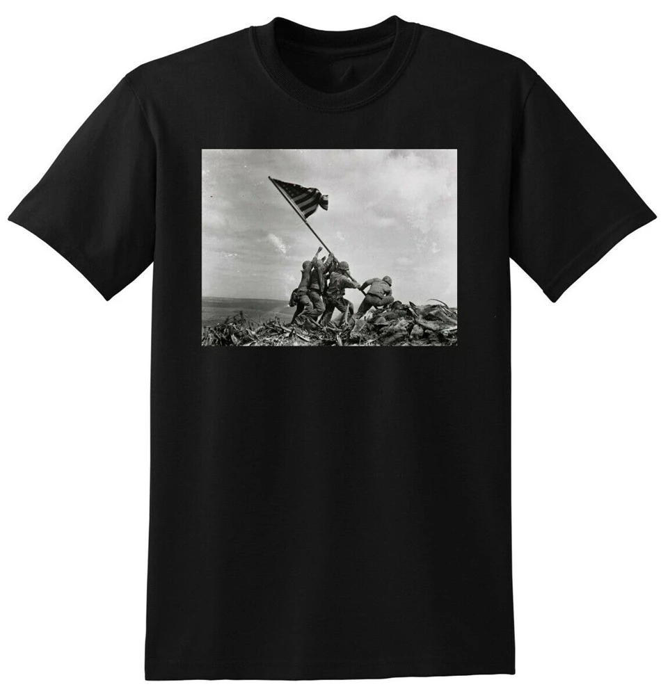 MARINES T Shirt ww2 world war 2 ii iwo jima poster SMALL MEDIUM LARGE ...