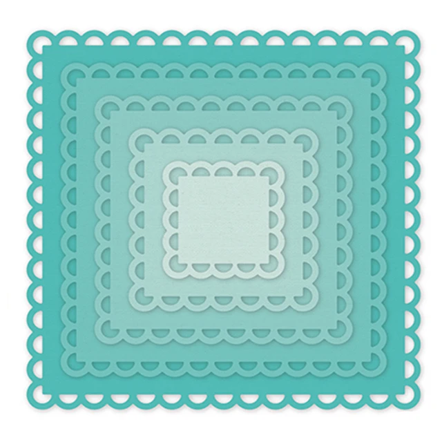 Scalloped Edge Square