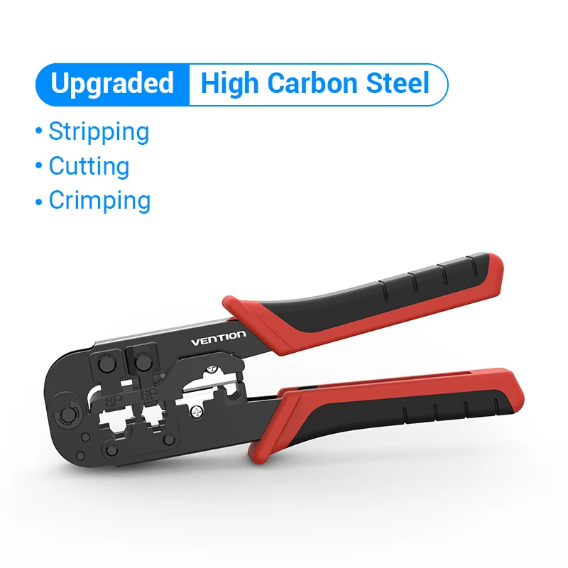 RJ45 Crimping Tool Network Cable Crimper Cutting Tools Kits Crimping ...