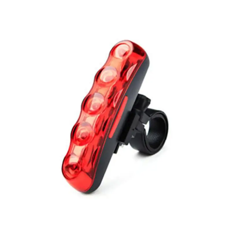 5LED Cat's Eye Bicycle Taillights Red Light Row Flashing Seven Modes ...