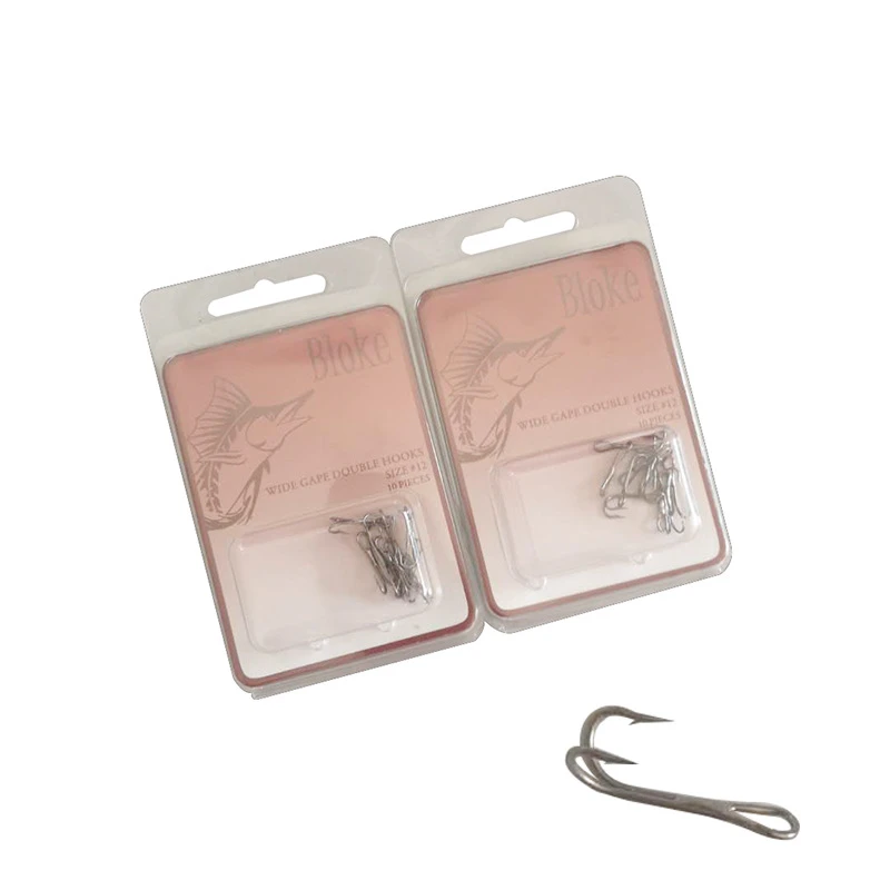 Snakehead Fish Frog Lure Fishing Hook Double Hooks High Carbon Steel ...