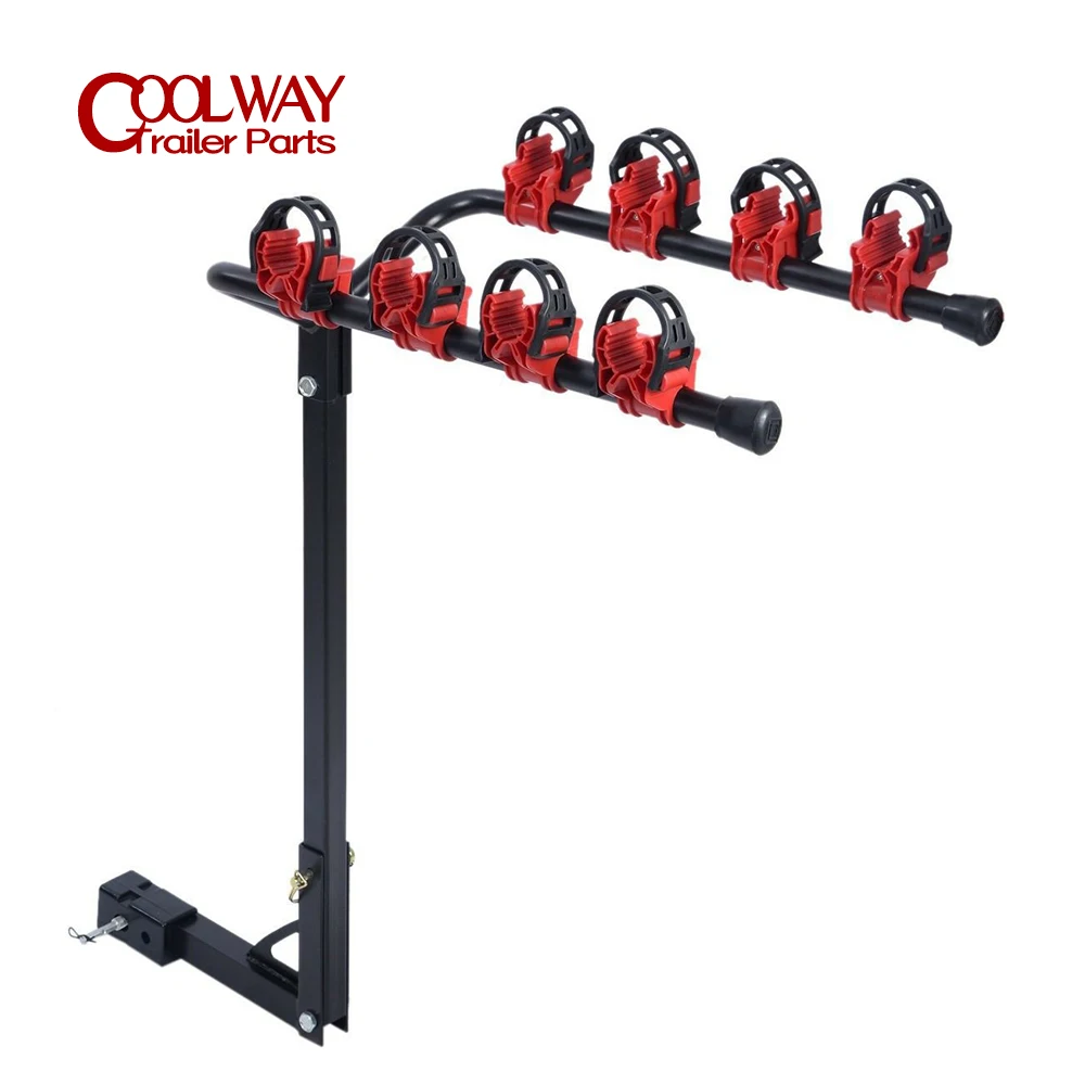 Heavy-Duty-4-Bicycle-Bike-Rack-Car-Swing-Down-SUV-Truck-Van-Hitch-Mount ...