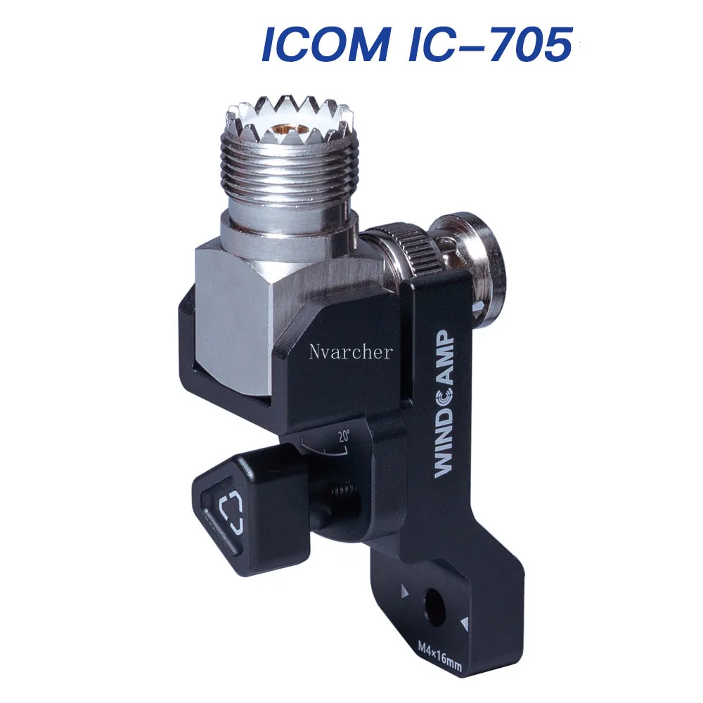 Nvarcher RC 2 Antenna Bracket For ICOM IC 705 Portable Shortwave Radio ...
