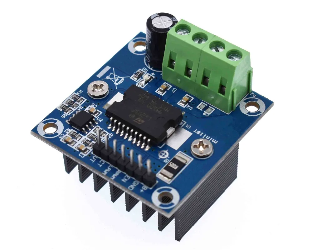 mini IBT DC Motor Drive Module H-bridge PWM(0~100%) Control 12V-48V /5A ...