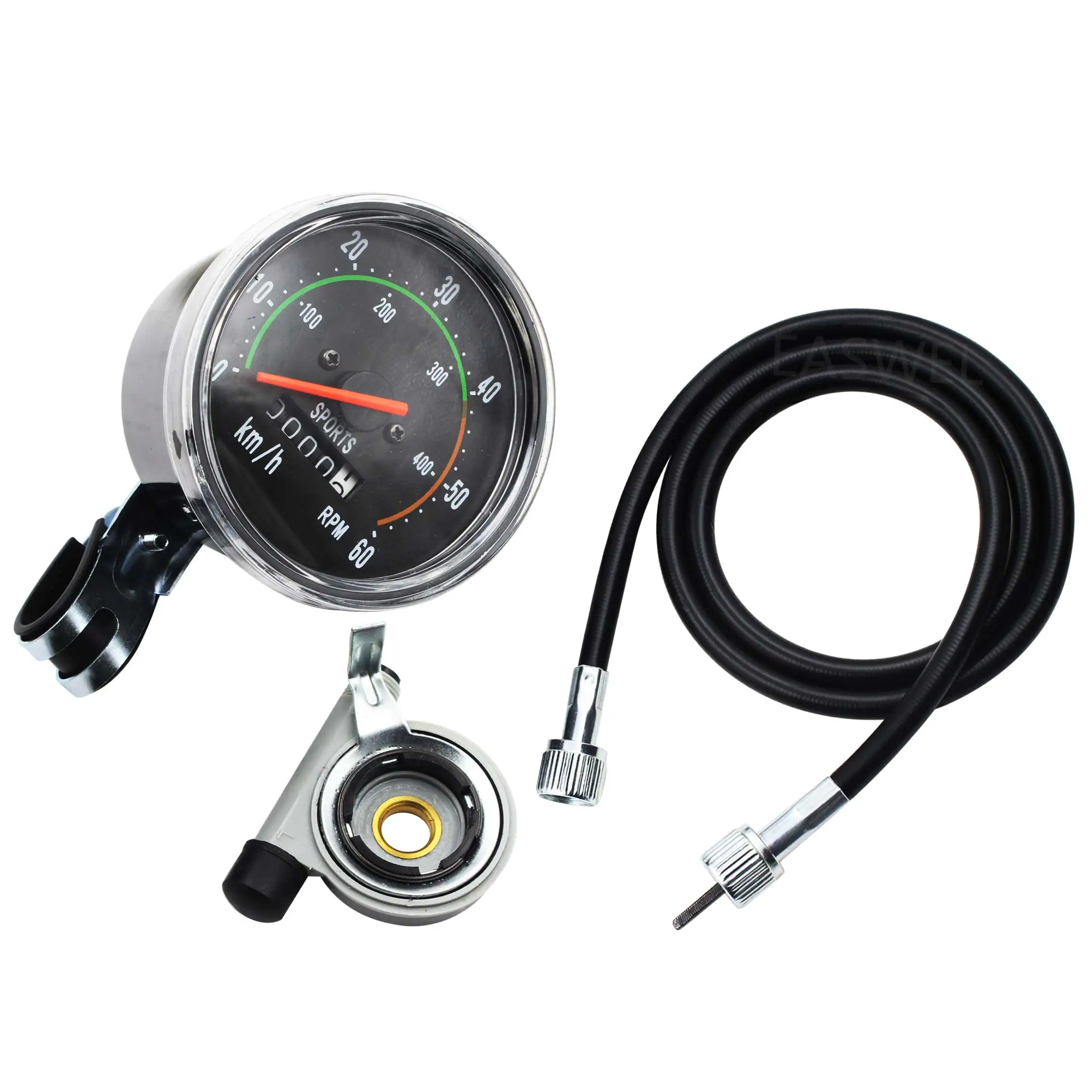 Bicycle Odometer Speedometer Vintage Style Bicycle Speedometer Analog ...
