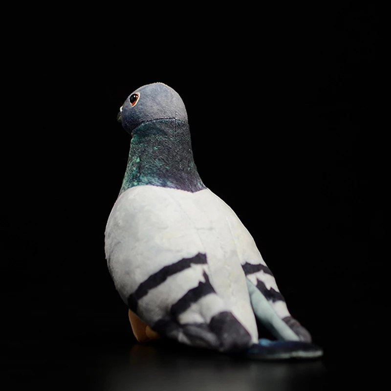 Simulation Cute Grey Pigeons Plush Toy White Rock Pigeon Dolls Peace ...