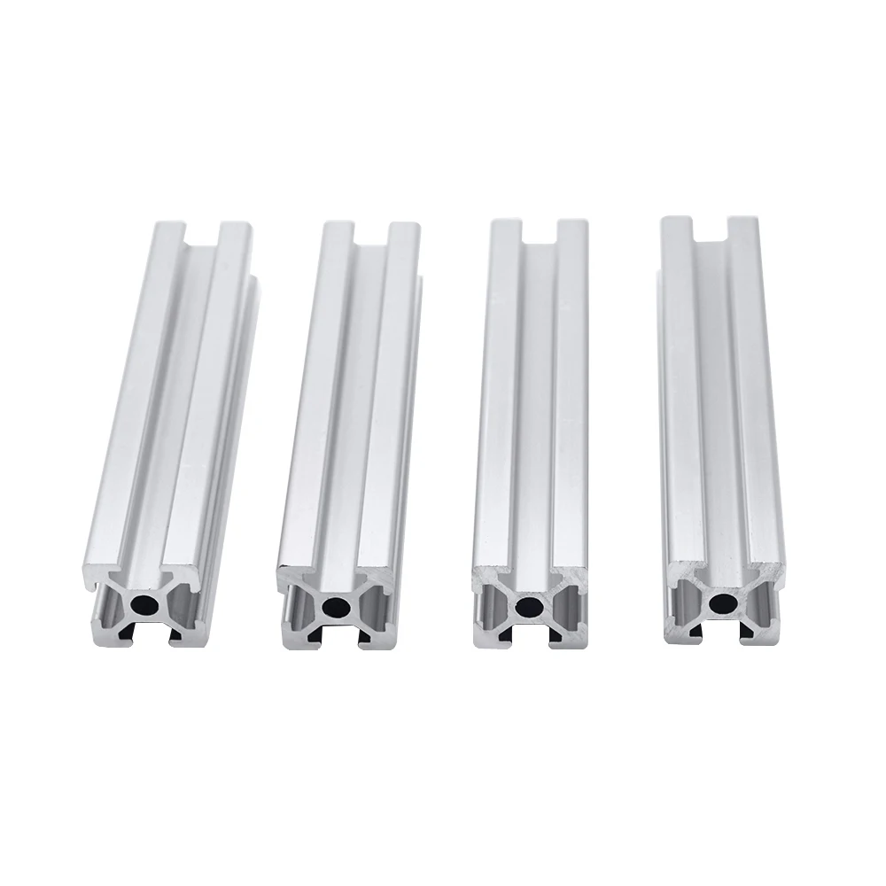 4pcs/lot 2020 Aluminum Profile Extrusion 100mm to 800mm Length Linear ...