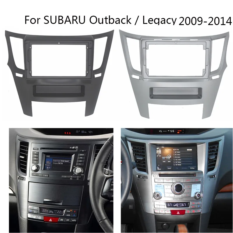 Car Radio Fascia For SUBARU Outback / Legacy 2009 2014 Auto Stereo ...