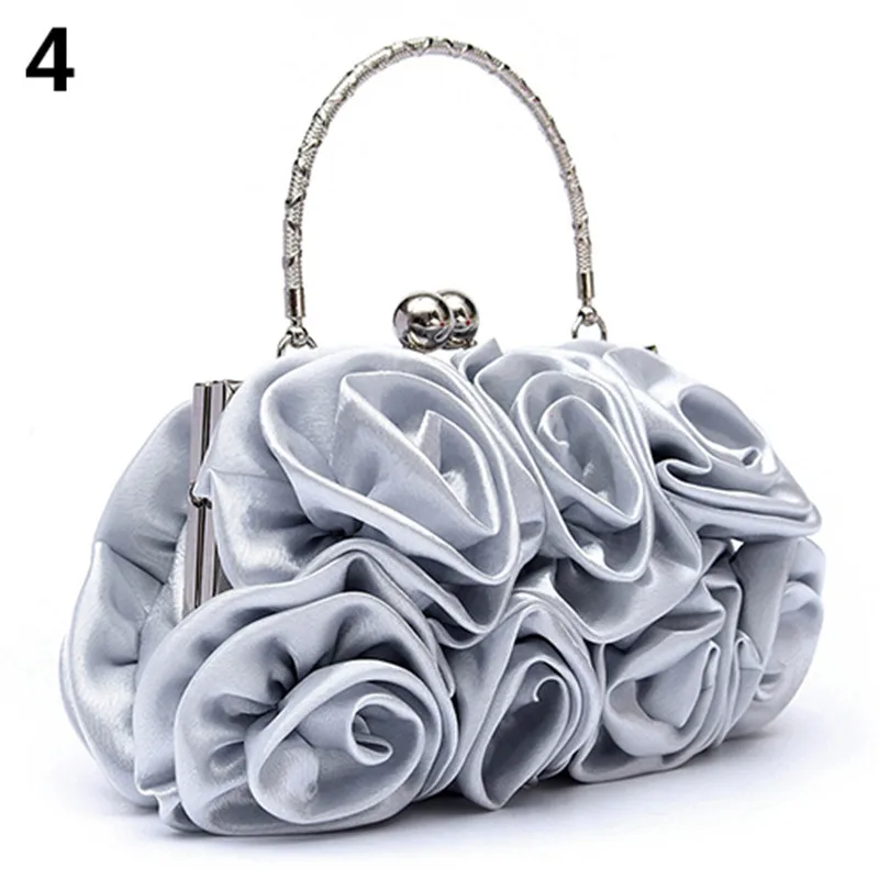 2020 Handbag Women's Tote Bag Rose Flower Pattern Clutch Bags For Women ...