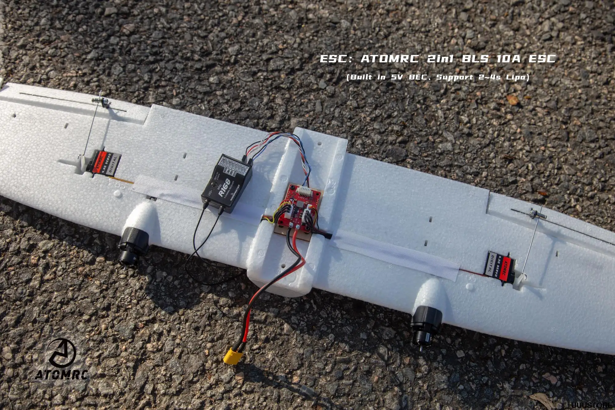 ATOMRC Flying Fish - 650mm Wingspan Fixed Wing Aircraft RC Airplane PN ...