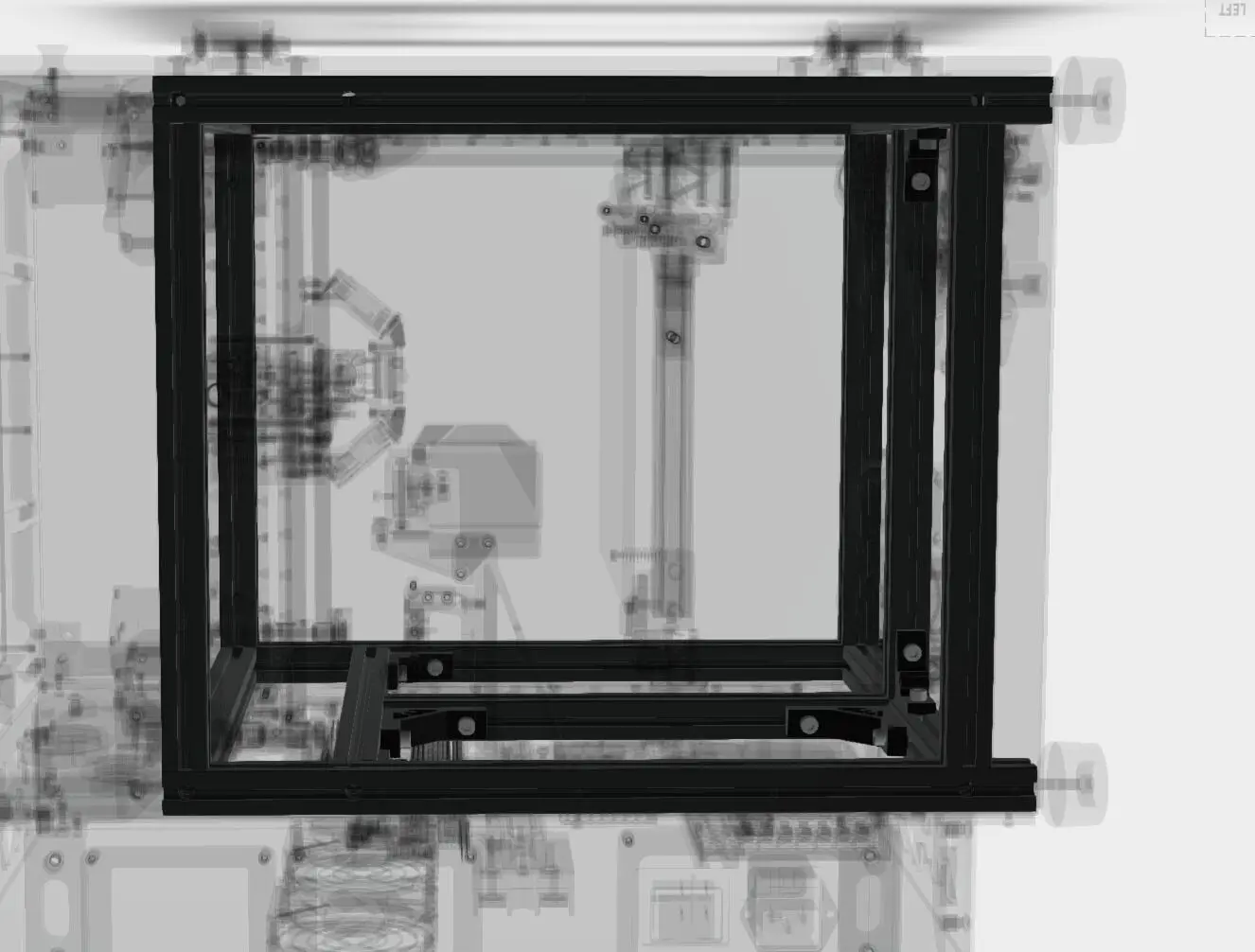 1Set PreTapped Annex K3 Printer Black Anodized Extrusion Frame Misumi Size Extrusion For DIY ...