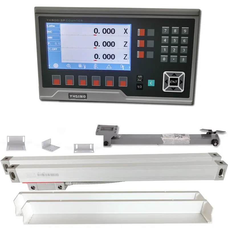 Two And Three Axis Lathe Milling Machine Lcd Cnc Dro Linear Scale ...