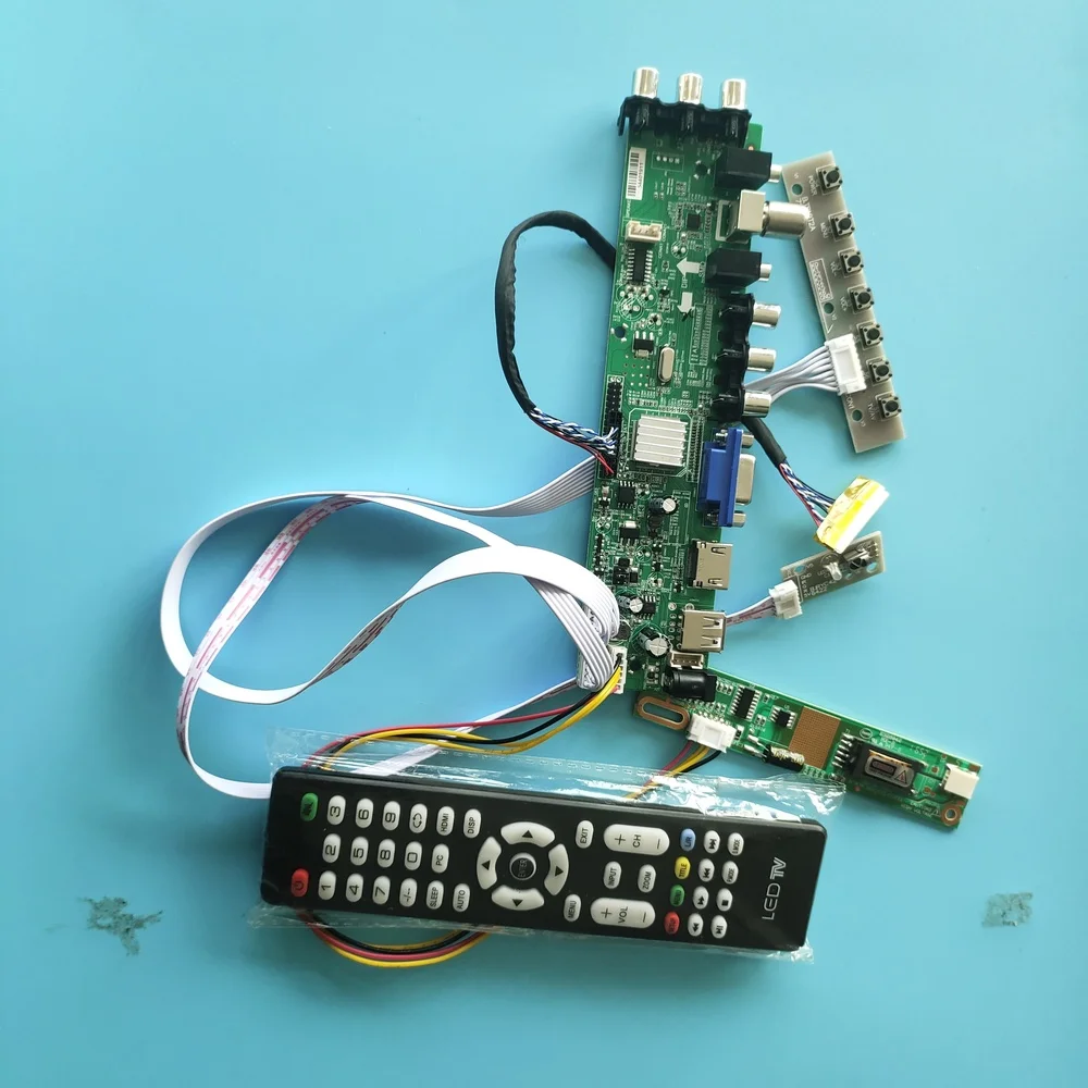 Kit For LP171WX2-TLB2 1440X900 1 CCFL LCD TV VGA USB AV remote Digital ...