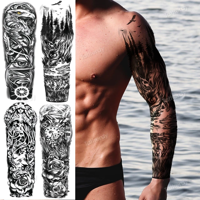 Skull Sleeve Tattoo Ideas For Men
