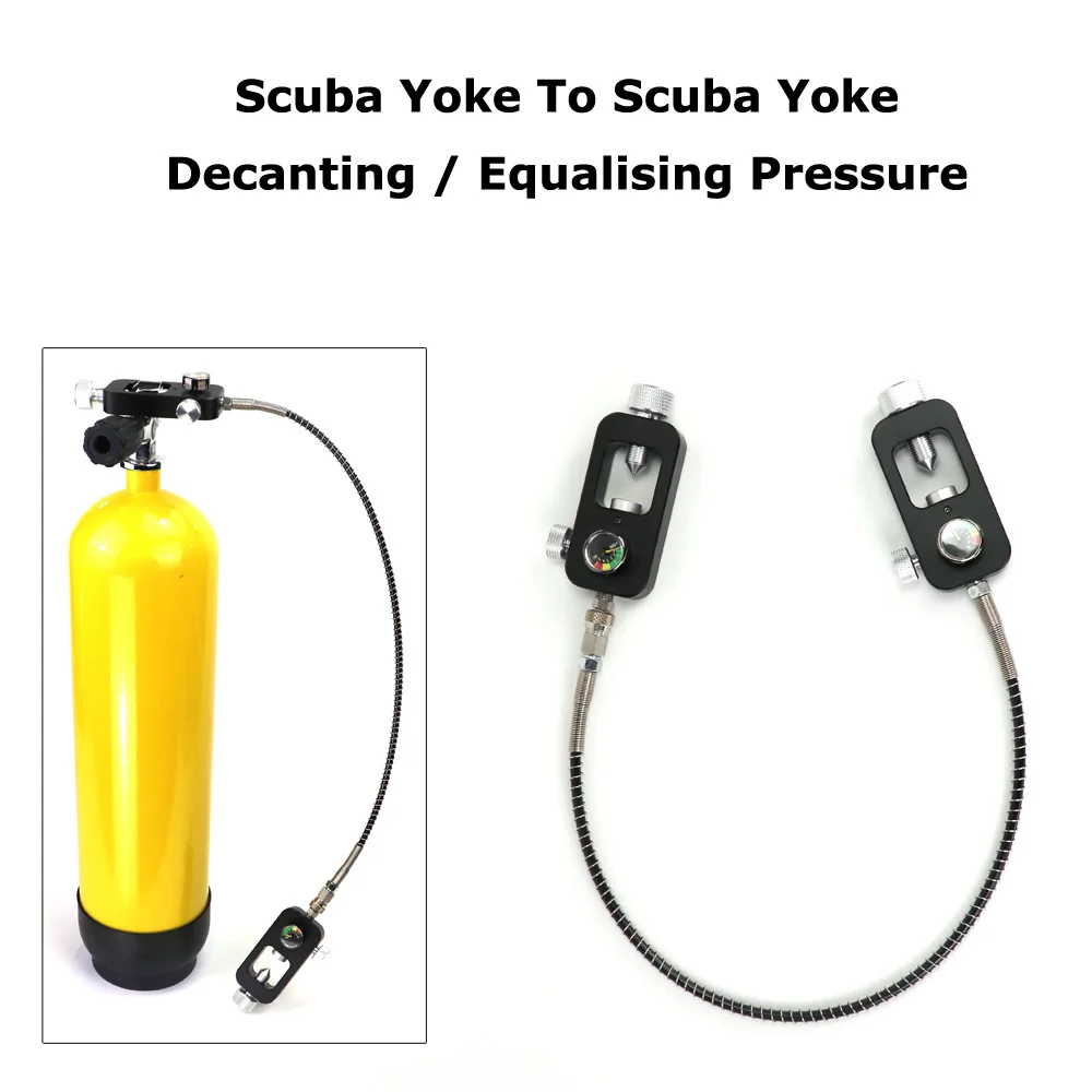 New Diving Scuba Yoke To Scuba Yoke Cylinder Fill Station Decanting ...