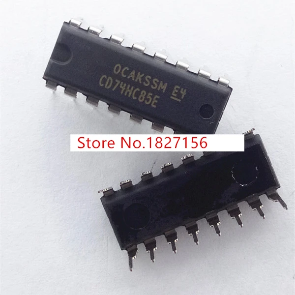 10 個 CD74HC85E 74HC85 オリジナル在庫あり高速 CMOS ロジック 4 ビットマグニチュードコンパレータ IC 新 ...