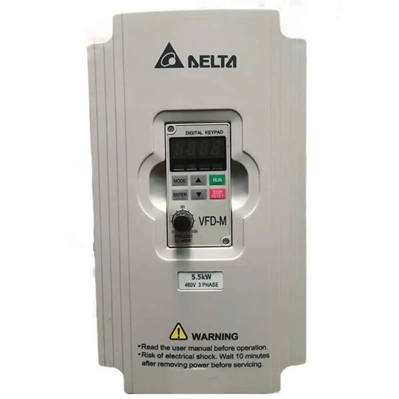 Delta Inverter 5.5 KW VFD055M43A 3 Phase 380V to 460V Rated 13A 100% ...