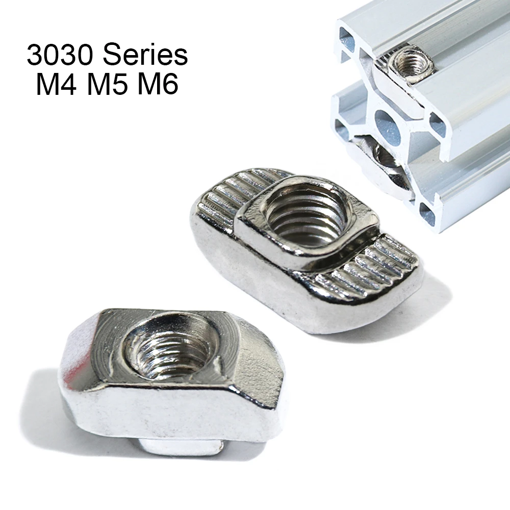 50Pcs for Aluminum Extrusion Profiles Aluminum Profiles T-Slot Nut T ...