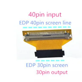 NEW LED EDP input output 30pin to 40pin converter cable adapter EDP ...