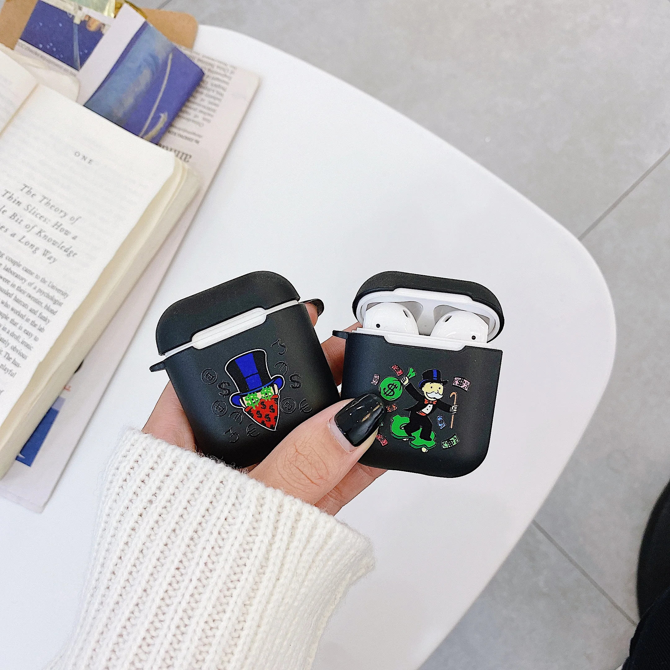 Electronics & Accessories Case Monopoly for AirPods Monopoly art case ...