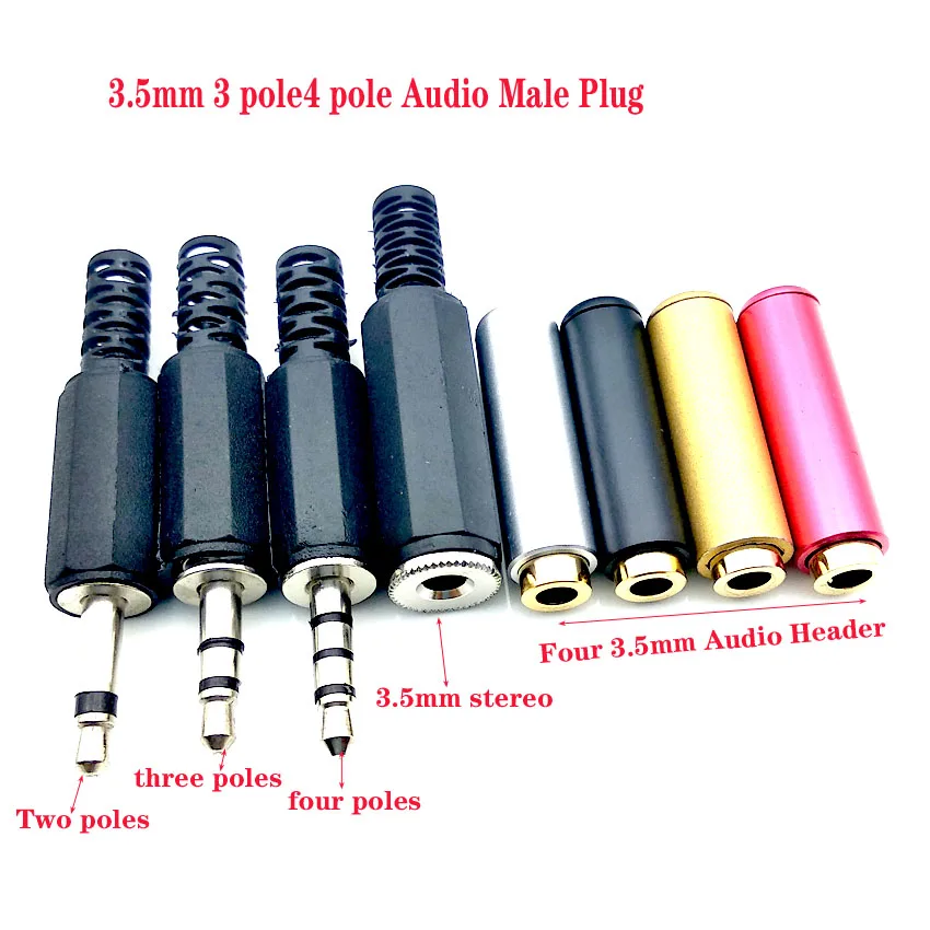 3Pcs-3-5mm-1-8-Audio-Male-Plug-Jack-Adapter-Mono-Stereo-Connector ...