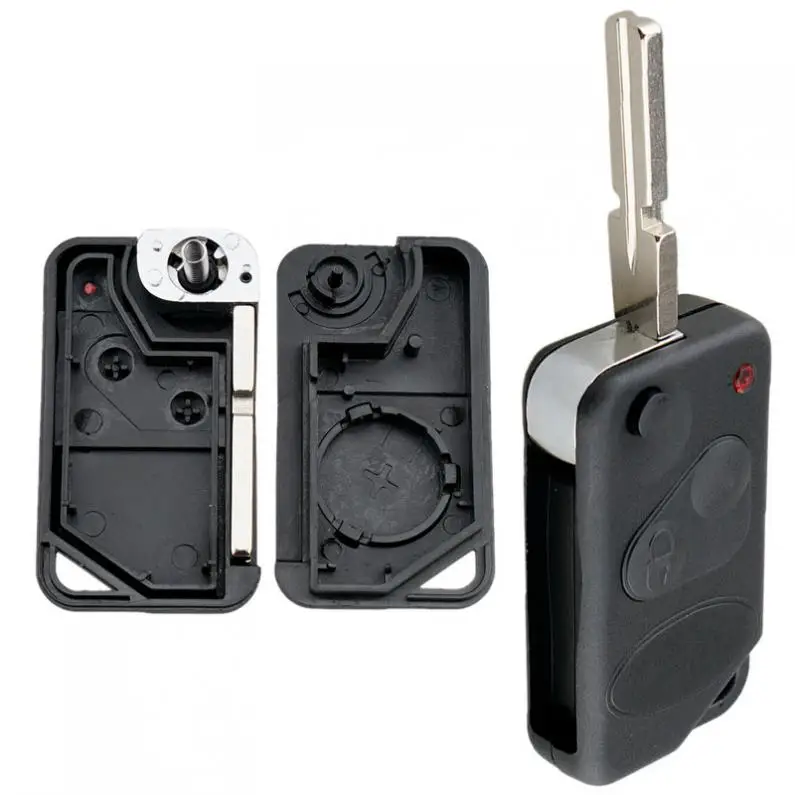 2-Buttons-Remote-Key-Fob-Shell-Flip-with-P38-Blade-Fit-for-Land-Range ...