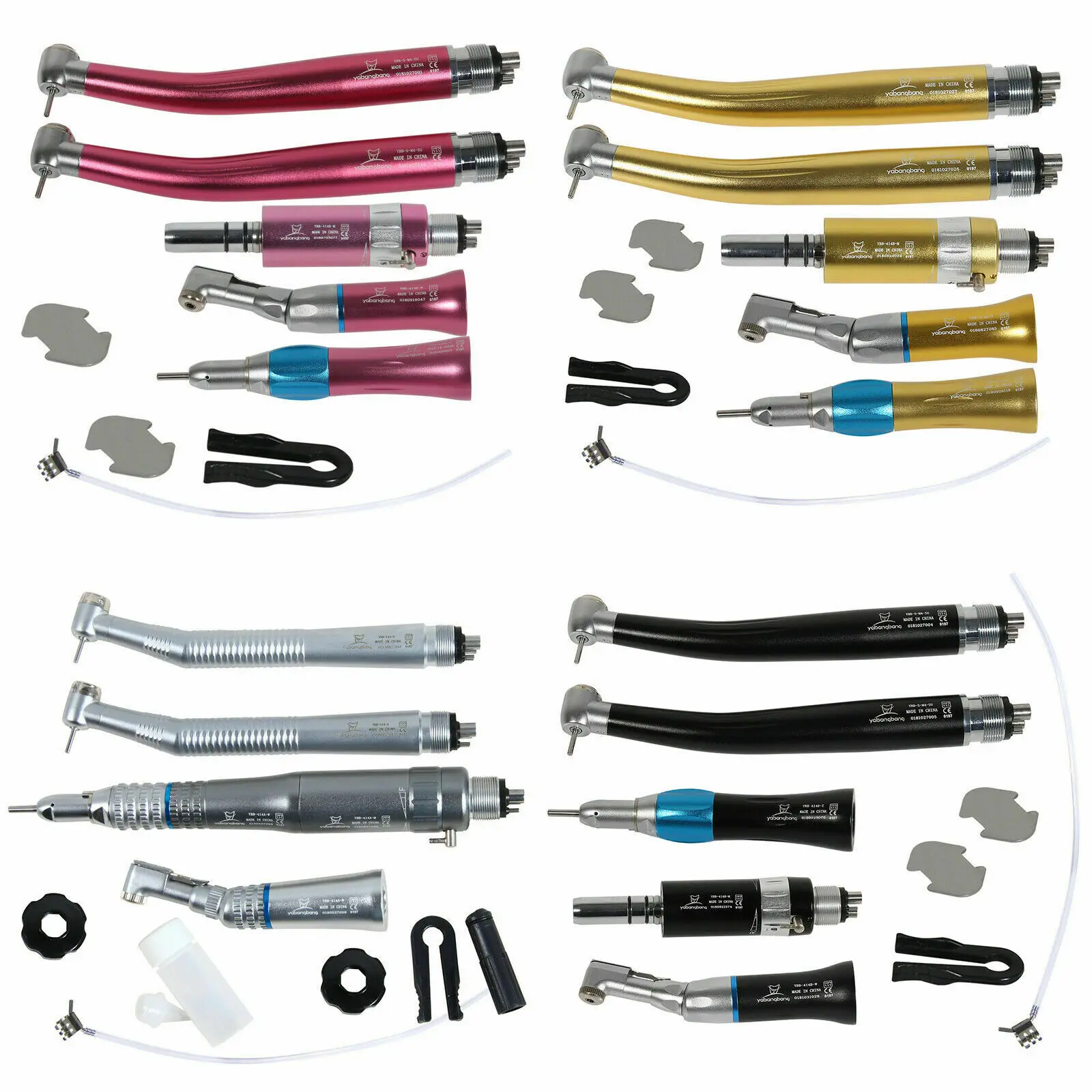 2-High-Speed-Handpiece-Low-Speed-Handpiece-Contra-Angle-Straight-E-type ...