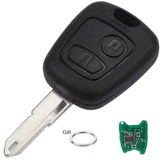 OkeyTech For Peugeot 106 206 107 207 306 307 407 2 Buttons Remote Car ...
