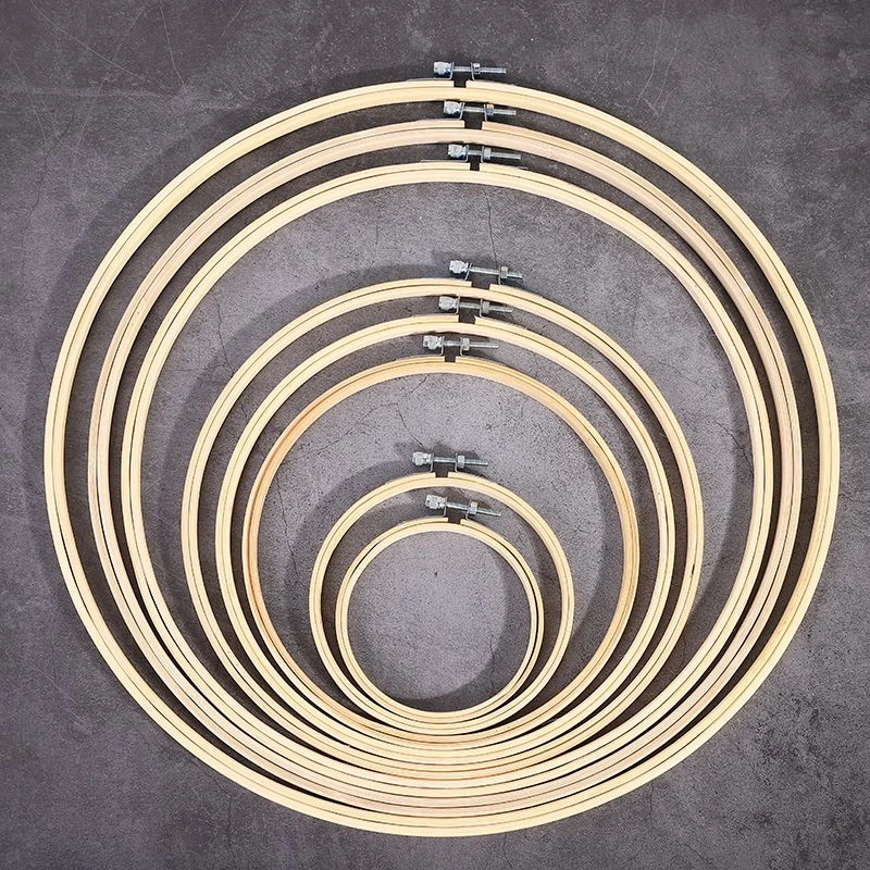 Wooden Hoops Embroidery Crafts | Wooden Circle Embroidery Ring - 8-40 ...