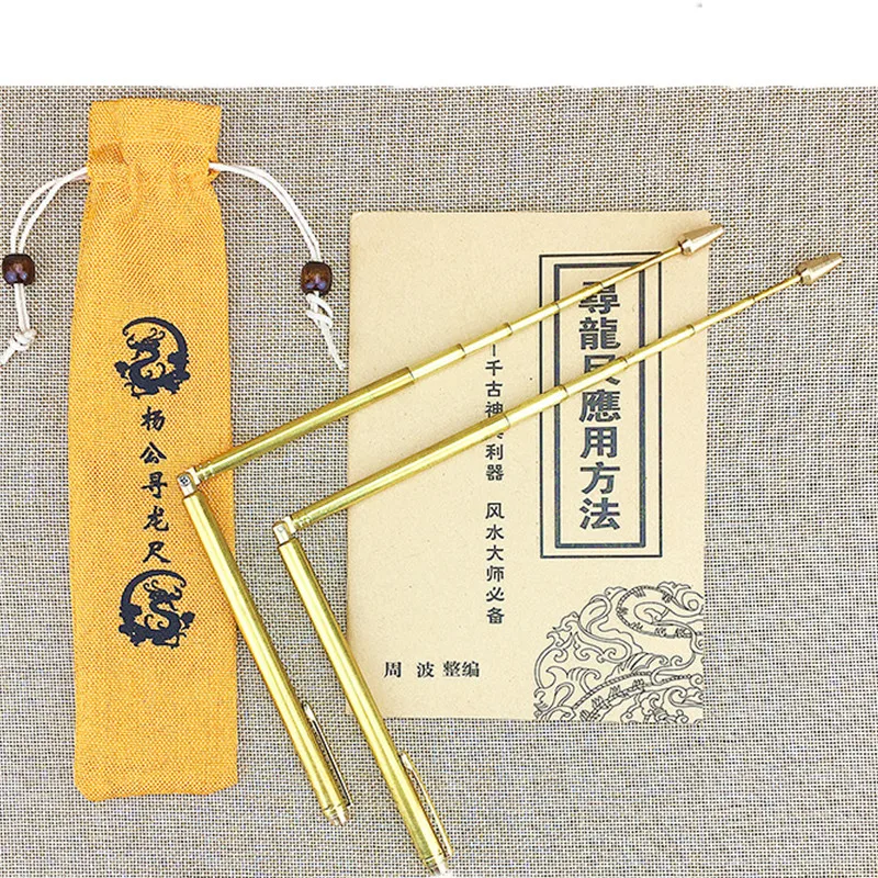 Cure Copper Pure folding Dragon Feet measuring Rod Water Pulse ...