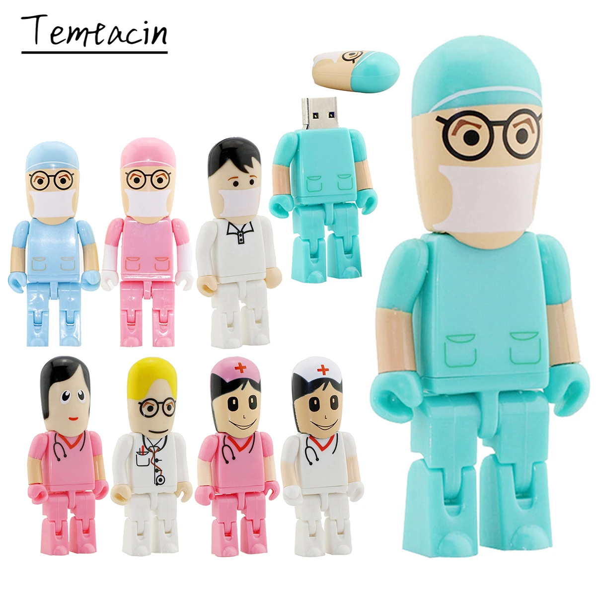 Doctor USB Flash Drive 128GB Nurse Cel USB 2.0 Pendrive 8GB 16GB 32GB ...