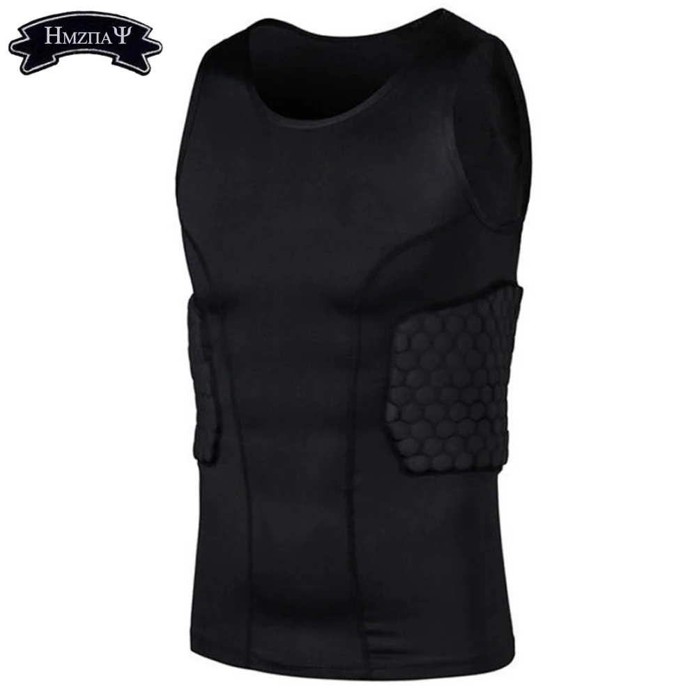 2018 New Honeycomb Tight Training Vest Football Jerseys Body Protection ...