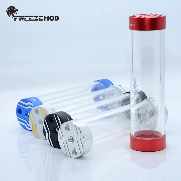 Freezemod Computer Water Cooling 60mm Color Water Tank Built-in Bubbler ...