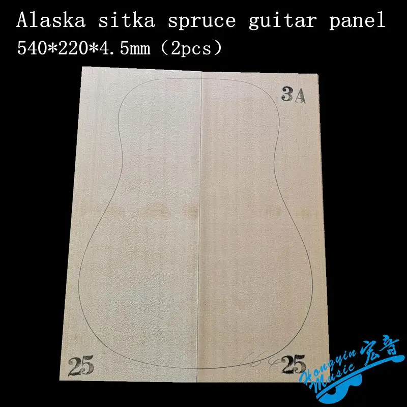 1SET AAA photo selection of sitka spruce guitar veneer guitar panel ...